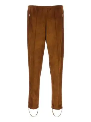 Prada Caramel Suede Tailored Pants - Camel