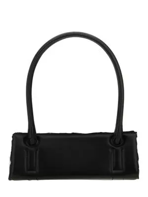 DENTRO Radar Mini Leather Shoulder Handbag - Black