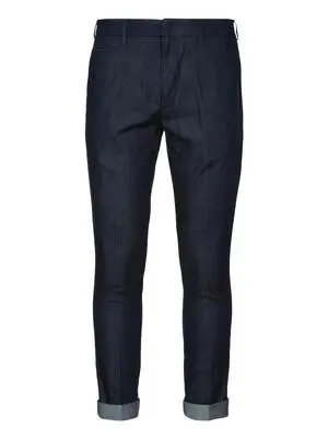 DONDUP DONDUP Cotton Twill Trousers Deep Blue