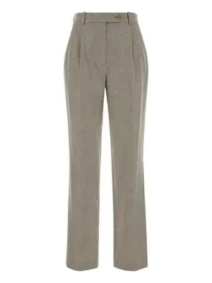 THE ROW Norbert Pleated Trousers - Lightpebble