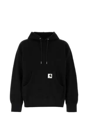 SACAI SACAI Cotton T-Shirt Hoodie With Hybrid Design
