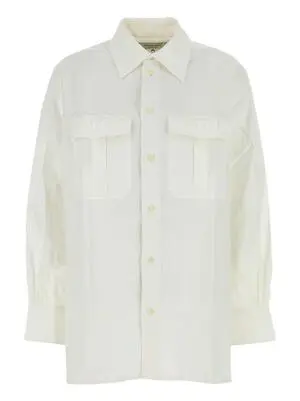 MARINE SERRE Cotton Shirt - White