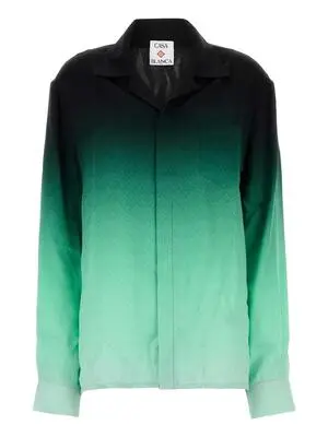 CASABLANCA CASABLANCA Silk Button-Up Shirt