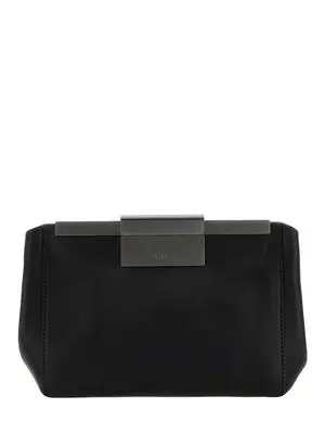 Max Mara Mini Leather Belt Handbag - Black