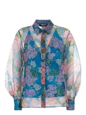 MM STUDIO MM STUDIO Printed Light Knit Shirt