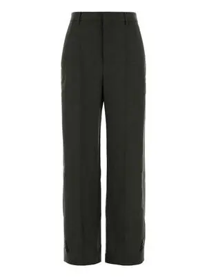 JEAN PAUL GAULTIER Jean Paul Gaultier Wool Blend Straight-Leg Trousers Grey