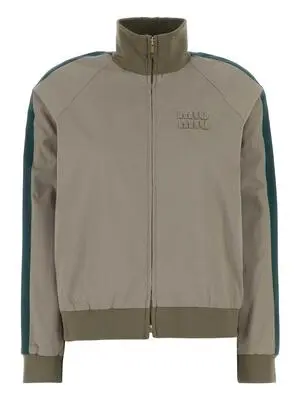 Miu Miu Miu Miu Zip-Up Track Jacket Grey