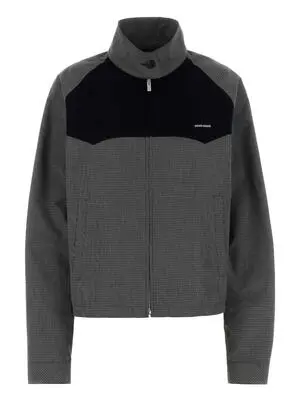 Miu Miu Embroidered Cotton Jacket - Checked