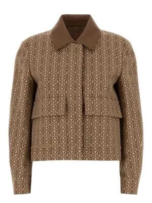 Max Mara Max Mara Embroidered Cotton Jacket Printed