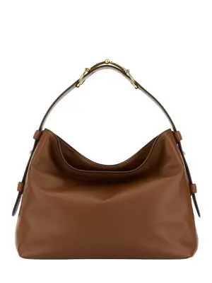 Gucci GUCCI Beatrix Medium Leather Shopping Handbag Camel