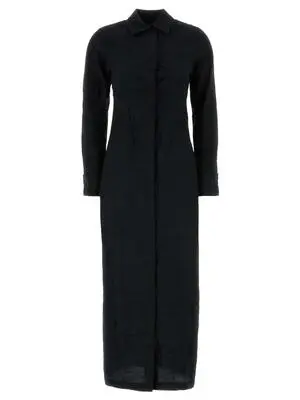 Max Mara Poplin Shirt Dress - Black