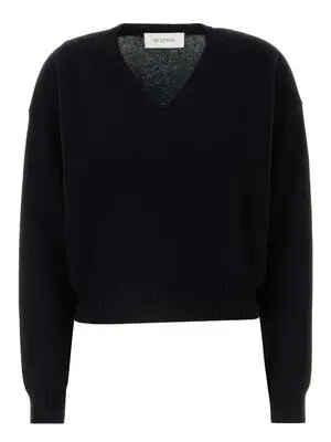 SPORTMAX SPORTMAX V-Neck Wool-Cashmere Knit Pullover