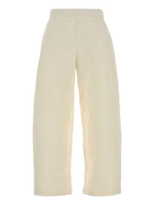Max Mara Filovia Silk-blend Joggers - White