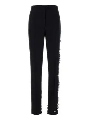 Dries Van Noten Pandoris Wool Pants - Blue