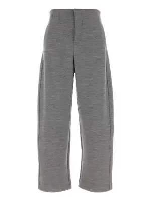 Max Mara MAX MARA Ebrien Wool-Blend Pant Grey