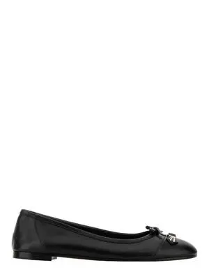 Balenciaga Leather Ballerinas - Black