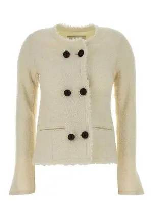Isabel Marant Étoile Bouclé Loop Suely Blazer - White