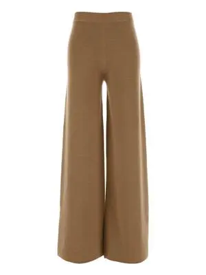 Max Mara Wool-cashmere Blend Judy Pants - Camel