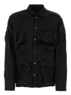 BOTTER Satin Shirt With Silk Exterior And Rayon Lining - Black