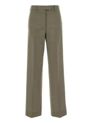 Miu Miu Mohair-blend Palazzo Pants - Green