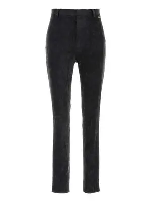 Gucci Stretch Velvet Pants - Grey