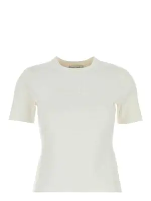 Max Mara Adelio Viscose Blend T-shirt - White