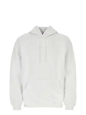 VTMNTS Oversized Cotton-blend Sweatshirt - White