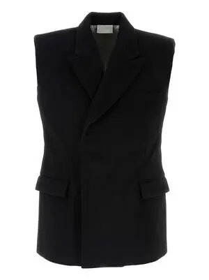 VTMNTS VTMNTS Sleeveless Blazer In Virgin Wool