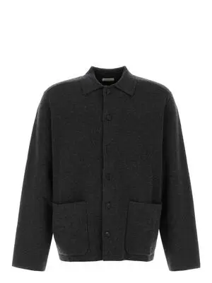Le Kasha Organic Cashmere Cardigan - Grey
