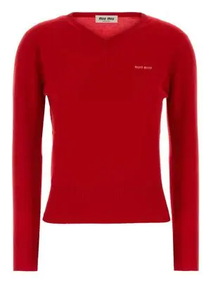Miu Miu Cashmere Sweater For - Red