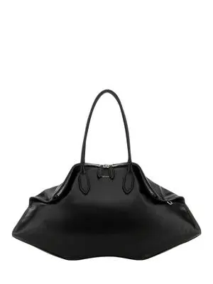 Alexander McQueen Maxi Manta Shoulder Handbag - Black