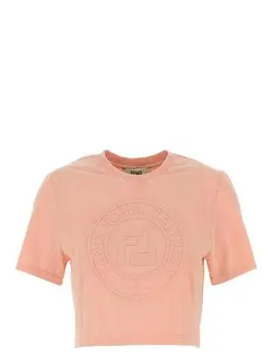 Fendi Cotton T-shirt - Pink