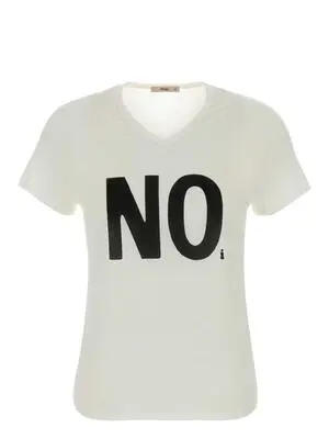 Fendi FENDI Cotton T-Shirt With Graphic Print White