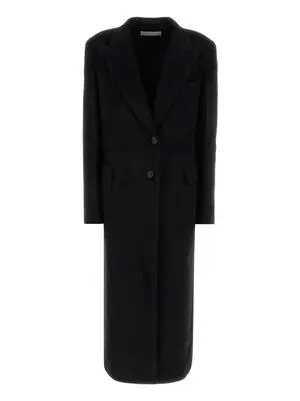 Our Legacy Wool Blend Jacket With Mohair Texture - Black