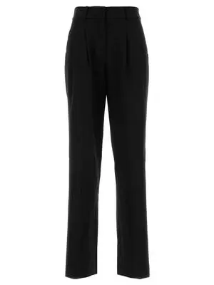 Michael Kors Sculpted Polyester-wool Blend Dress - Black