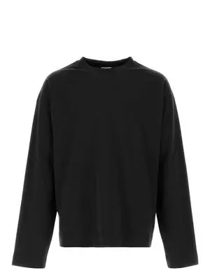 Dries Van Noten 100% Cotton Crewneck T-shirt - Black