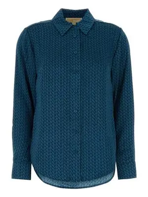 Michael Kors Satin Shirt - Printed