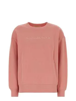 Michael Kors Cotton Crewneck Sweatshirt - Pink