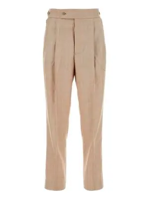 NEEDLES Needles Embroidered Polyester-Blend Pant