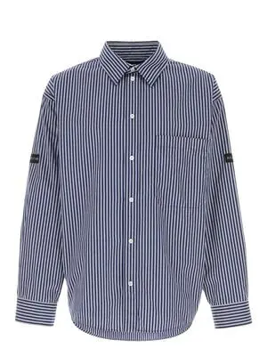 Balenciaga Embroidered Poplin Shirt For - Stripped