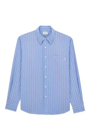 Saint Laurent Saint Laurent Men's 100% Cotton Shirt Light Blue