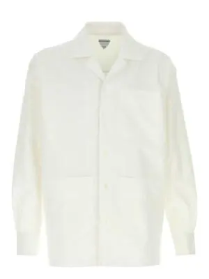 Bottega Veneta 100% Cotton Button-front Shirt - White