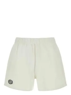 BODE Cotton Bermuda Shorts With Elasticated Waist - White