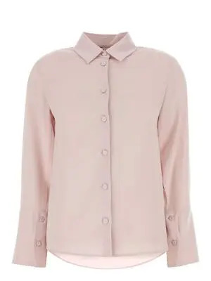 Max Mara MAX MARA Stretch Silk Shirt Red