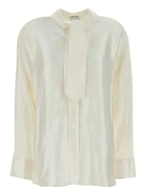BOTTEGA VENETA BOTTEGA VENETA Silk Pussy Bow Shirt
