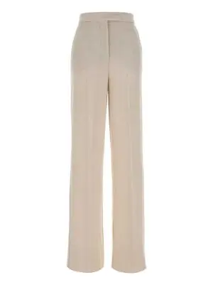Max Mara Attinia Wool Pant - White