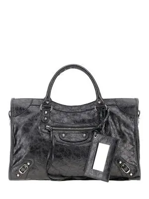 BALENCIAGA BALENCIAGA Medium Le City Leather Handbag