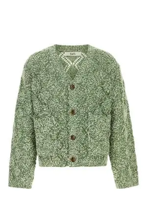 Séfr Oversize Abain Wool-blend Cardigan - Green