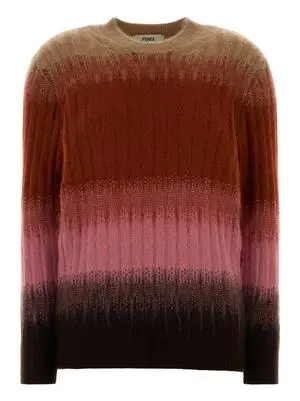 Fendi Mohair-blend Knit Sweater - Multicoloured