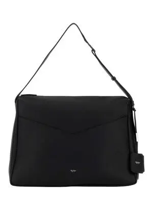 Max Mara Max Mara Kipperl Leather Shoulder Handbag Black